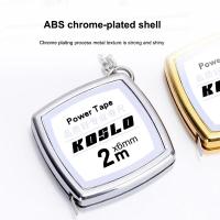 China Wintape 2m Expansion Ruler Measuring Tool Woodworking Ruler with Key Chain 65Mn Steel Tape for sale