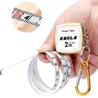 China Wintape 2m Expansion Ruler Measuring Tool Woodworking Ruler with Key Chain 65Mn Steel Tape for sale