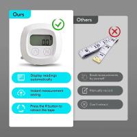 China Smart Health Digital Tape Measure 66mm Body Measuring Tool with App Bluetooth Recording for sale