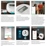 China Smart Health Digital Tape Measure 66mm Body Measuring Tool with App Bluetooth Recording for sale