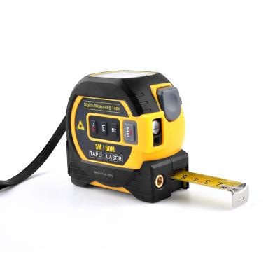 China Wintape 3-in-1 Laser Measure Tool 40m Digital Distance Meter with 5m Auto-Lock Steel Tape for sale