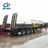 China 13000x3000x1650 4 Axle Low Bed Trailer 100 Ton ' Choice from Heavy Duty Trailer Parts for sale