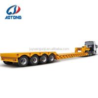China 13000x3000x1650 4 Axle Low Bed Trailer 100 Ton ' Choice from Heavy Duty Trailer Parts for sale