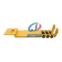 China Detachable Gooseneck Lowboy Truck Trailers for Heavy Equipment Machinery Transport for sale