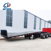 China Interlink Flatbed Container Semi Trailer with Custom Colors and 235/75R15/2 Tires for sale