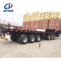 China Interlink Flatbed Container Semi Trailer with Custom Colors and 235/75R15/2 Tires for sale