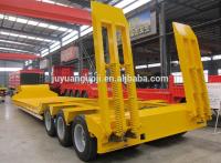China Lowbed/Lowboy Semi Truck Trailer Heavy Object Transportation Made Easy by Manufacture for sale