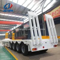 China Lowbed/Lowboy Semi Truck Trailer Heavy Object Transportation Made Easy by Manufacture for sale