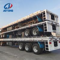 China JYGJFB011 OE NO. Double Axles Electric Brake 40FT 40 Tons Container Flatbed Trailer for sale