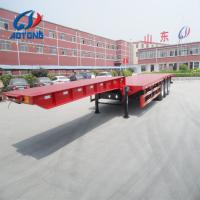China 2/3/4 Axles 35T-50T Heavy Duty Flatbed Container Semi Trailer with OE NO. LAT9360TJZG for sale