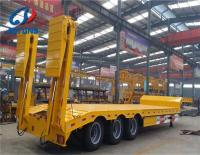 China Liangshan Juyuan 2 Axles and 3 Axles Semi Trailer for 60 Ton Heavy Equipment Delivery for sale