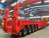 China Liangshan Juyuan 2 Axles and 3 Axles Semi Trailer for 60 Ton Heavy Equipment Delivery for sale