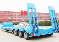 China Semi-Trailer 3 Axles 50-100T Multi Purpose Low Bed Trailer with Removable Gooseneck for sale