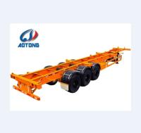 China Manufacture 3 Axle 40FT Skeleton Container Chassis/Semi Trailers with 12 Twist Locks for sale