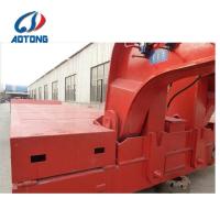 China 650-800mm Height 3 Axle 80T Front Loading Gooseneck Detachable Low Bed Trailer for Loading for sale