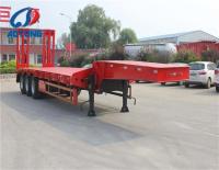 China 100-120tons 3 Lines 6 Axles Low Bed Semi Truck Trailer with 2 Lines 4 Axles Dolly Trailer for sale