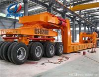 China 100-120tons 3 Lines 6 Axles Low Bed Semi Truck Trailer with 2 Lines 4 Axles Dolly Trailer for sale