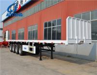 China 40ft Skeleton Container Semi Trailer Steel Dual Line Brake System with ABS Optional for sale