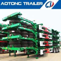 China - 40ft Skeleton Container Semi Trailer Chassis Truck Trailer for Your Requirements for sale