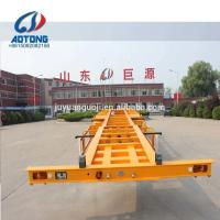 China - 40ft Skeleton Container Semi Trailer Chassis Truck Trailer for Your Requirements for sale