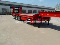 China 2/3/4 Axles Lowbed Semi Trailer with Mechanical Suspension Air Suspension Optional for sale
