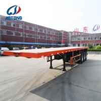 China 30 Years of Exporting 3 Axle 4 Axle Flat Bed Truck Semi Trailer from ISO9001 Certified for sale