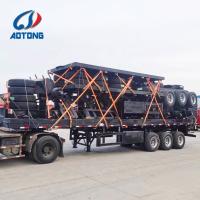 China 30 Years of Exporting 3 Axle 4 Axle Flat Bed Truck Semi Trailer from ISO9001 Certified for sale