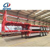 China 30 Years of Exporting 3 Axle 4 Axle Flat Bed Truck Semi Trailer from ISO9001 Certified for sale