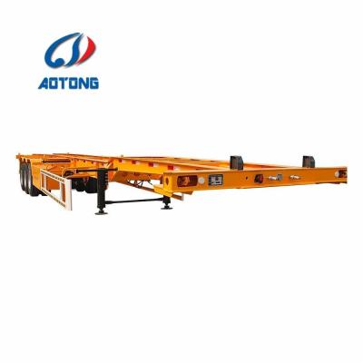 China 40ft Container Chassis and Skeleton Semi Trailer OE NO. Juyuan Trailer Steel Material for sale