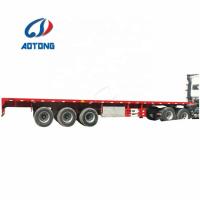 China 20ft/40ft Chassis Container Carrier Truck Semi-Trailer with 3 Axis and Twist Lock No 8/12 for sale