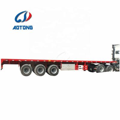 China 20ft/40ft Chassis Container Carrier Truck Semi-Trailer with 3 Axis and Twist Lock No 8/12 for sale