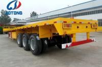 China 20ft/40ft Chassis Container Carrier Truck Semi-Trailer with 3 Axis and Twist Lock No 8/12 for sale