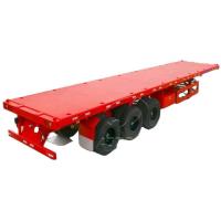 China Container/Bulk Cargo Carrier 3 Axle 20ft 45ft or Used Flatbed Semi Truck Trailer for sale