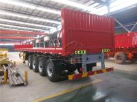 China Container/Bulk Cargo Carrier 3 Axle 20ft 45ft or Used Flatbed Semi Truck Trailer for sale