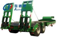 China Max Payload 60000KG Low Bed Semi Trailer 80 Tons for Transportation of Heavy Machinery for sale