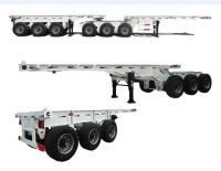 China Steel 20FT 40FT Container Long Lifetime Chassis Skeleton Semi Trailer with Container Lock for sale