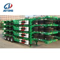 China Steel 20FT 40FT Container Long Lifetime Chassis Skeleton Semi Trailer with Container Lock for sale