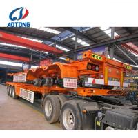 China Steel 20FT 40FT Container Long Lifetime Chassis Skeleton Semi Trailer with Container Lock for sale