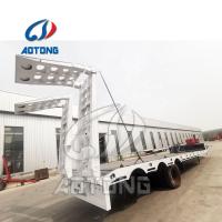 China Australia Market 50 or 60 Tons Heavy Duty Goose Neck Semi Trailer with Low Bed Design for sale