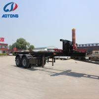 China 20ft Container Skeleton Dumping Semi Trailer 7700*2500*3070 mm Mechanical Suspension for sale