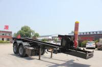 China 20ft Container Skeleton Dumping Semi Trailer 7700*2500*3070 mm Mechanical Suspension for sale