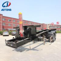 China 20ft Container Skeleton Dumping Semi Trailer 7700*2500*3070 mm Mechanical Suspension for sale