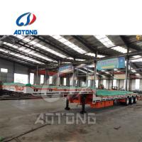 China Air Suspension 3 Axle Drop Deck Low Bed Semi-Trailer 14600mm Length for Australia Market for sale