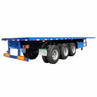China Fuwa BPW Optional Flatbed Semi Trailer for Versatile and Flexible Cargo Transportation for sale