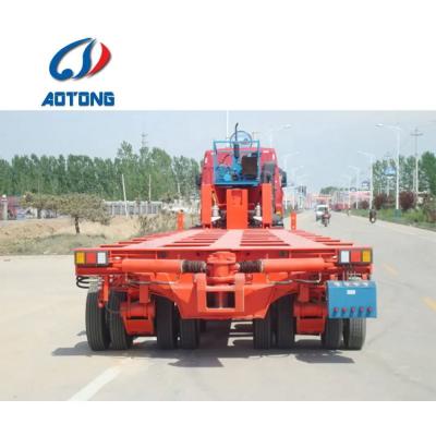 China Semi-Trailer Hydraulic Axis Steerable Cast Semi Trailer for Multi Axles Bridge Girder Transport for sale