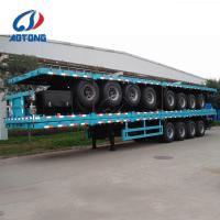 China ISO9001 Certified 40ft 3-Axle Flatbed/Skeletal Container Trailer for Container Transport for sale