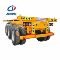 China Transport 20ft 40ft Container with 35Ton Max Payload Skeleton Container Semi Trailer for sale