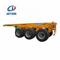 China Transport 20ft 40ft Container with 35Ton Max Payload Skeleton Container Semi Trailer for sale