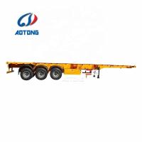 China Transport 20ft 40ft Container with 35Ton Max Payload Skeleton Container Semi Trailer for sale