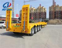 China OE NO. Juyuan Trailer Manufactory 60T Lowboy Semi Trailers for Excavator Transport for sale
